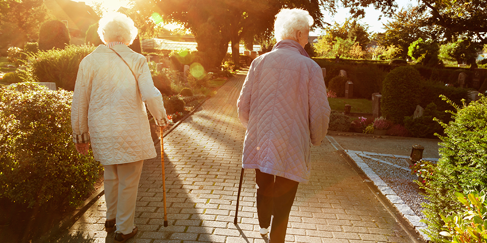 elderly-woman-walking - Bone Health & Osteoporosis Foundation