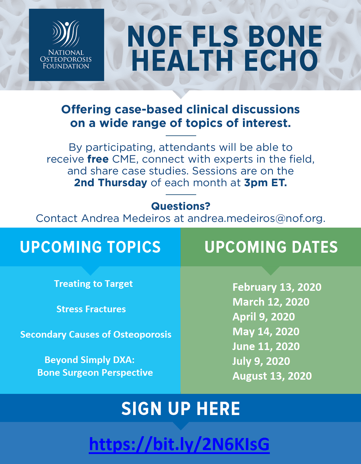 NOF FLS Bone Health ECHO Flyer 1.8.2020 - Bone Health & Osteoporosis ...