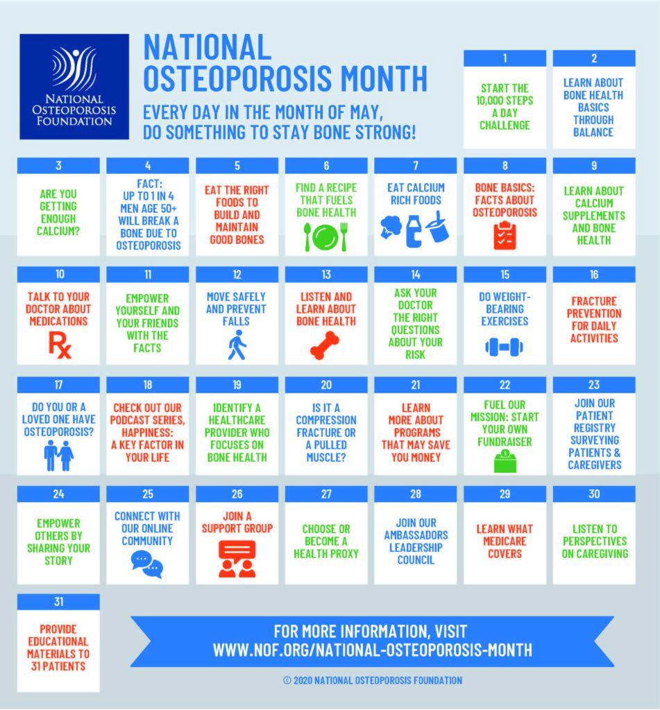 NOM Digital Calendar - Bone Health & Osteoporosis Foundation