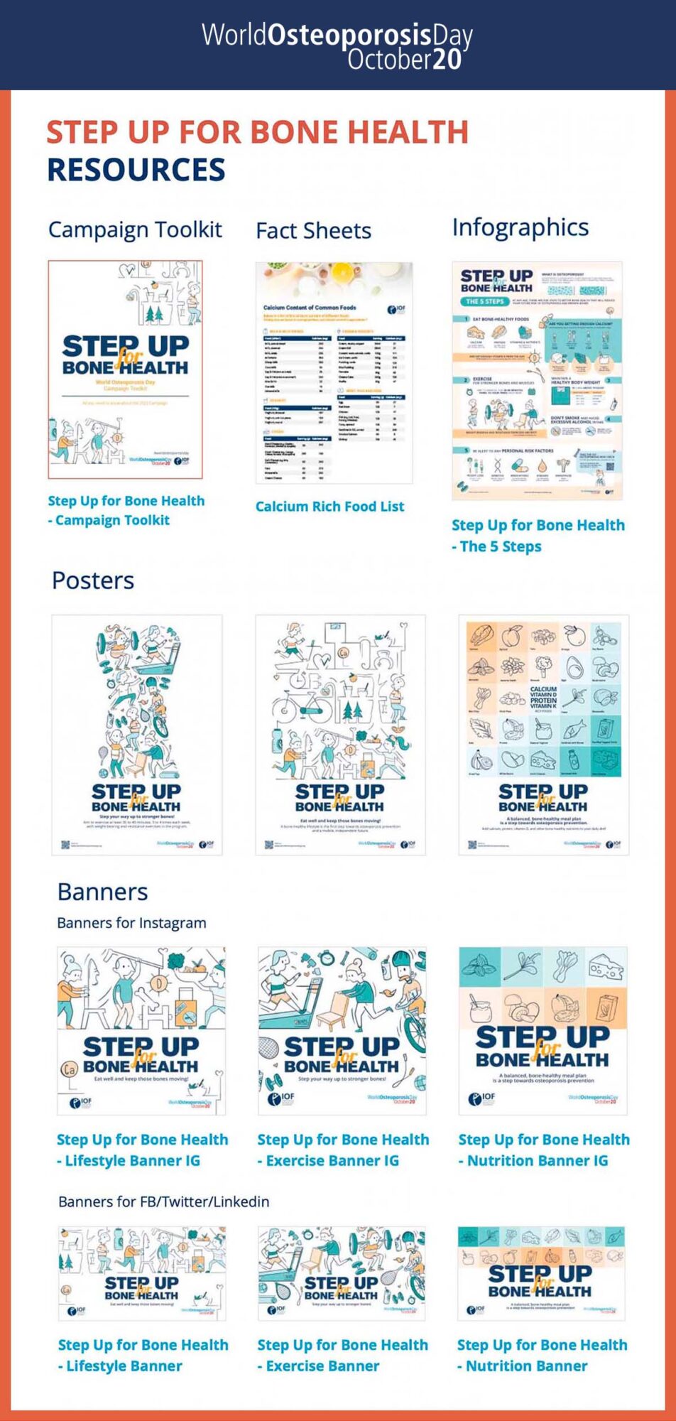 World Osteoporosis Day - Bone Health & Osteoporosis Foundation